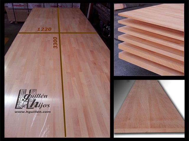 TABLERO ALISTONADO madera maciza | MADERAS HERMANOS GUILLEN