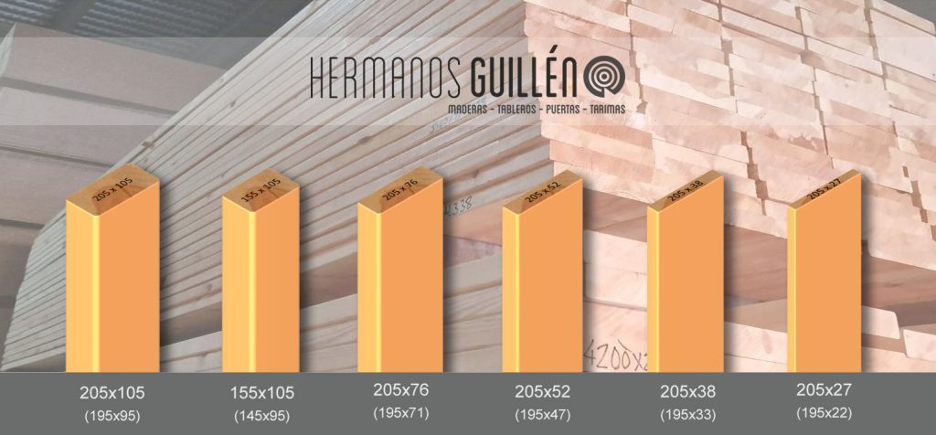 Cuartones y listones Pino | MADERAS HERMANOS GUILLEN